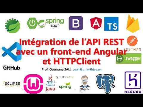 5 Intégration de l’API REST avec un front end Angular et HTTPClient - YouTube