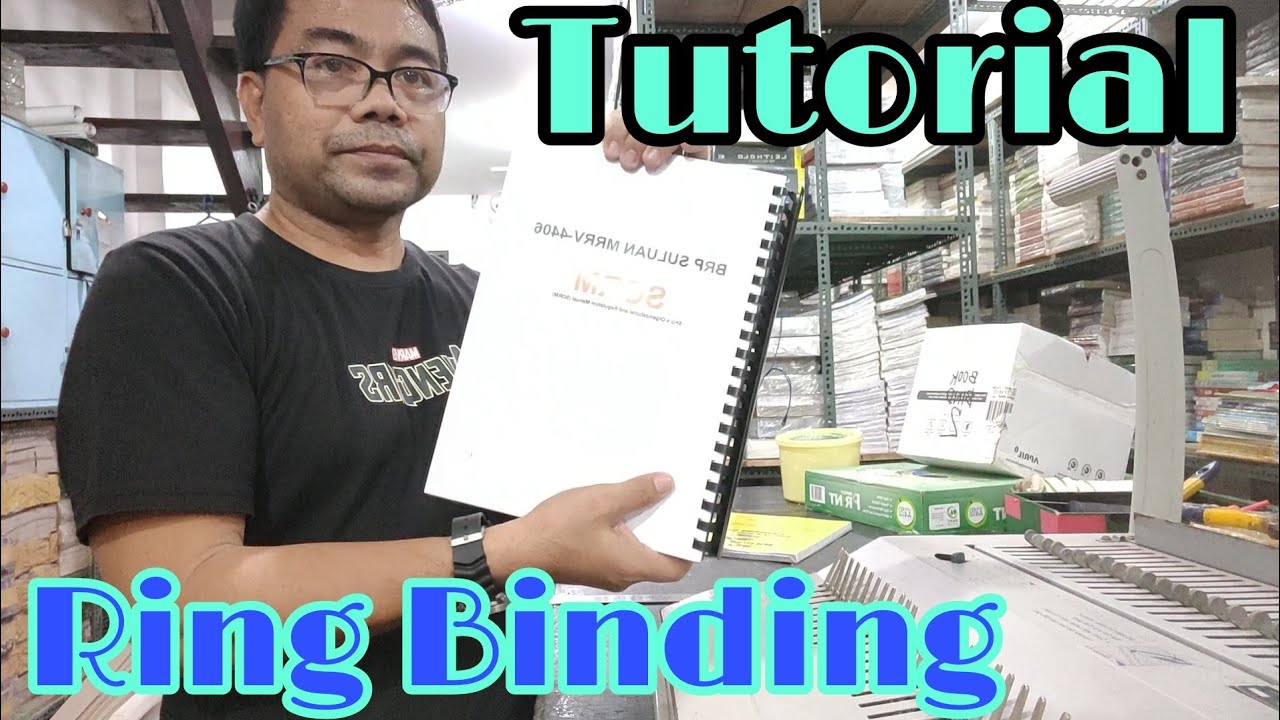 RING BINDING TUTORIAL STEP BY STEP📒📒📕💯 - YouTube
