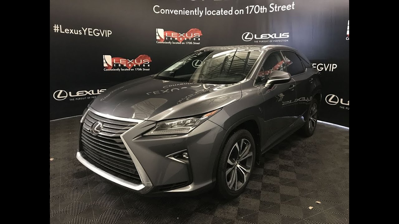 Gray 2017 Lexus RX 350 Review Edmonton Alberta - Lexus of Edmonton ...