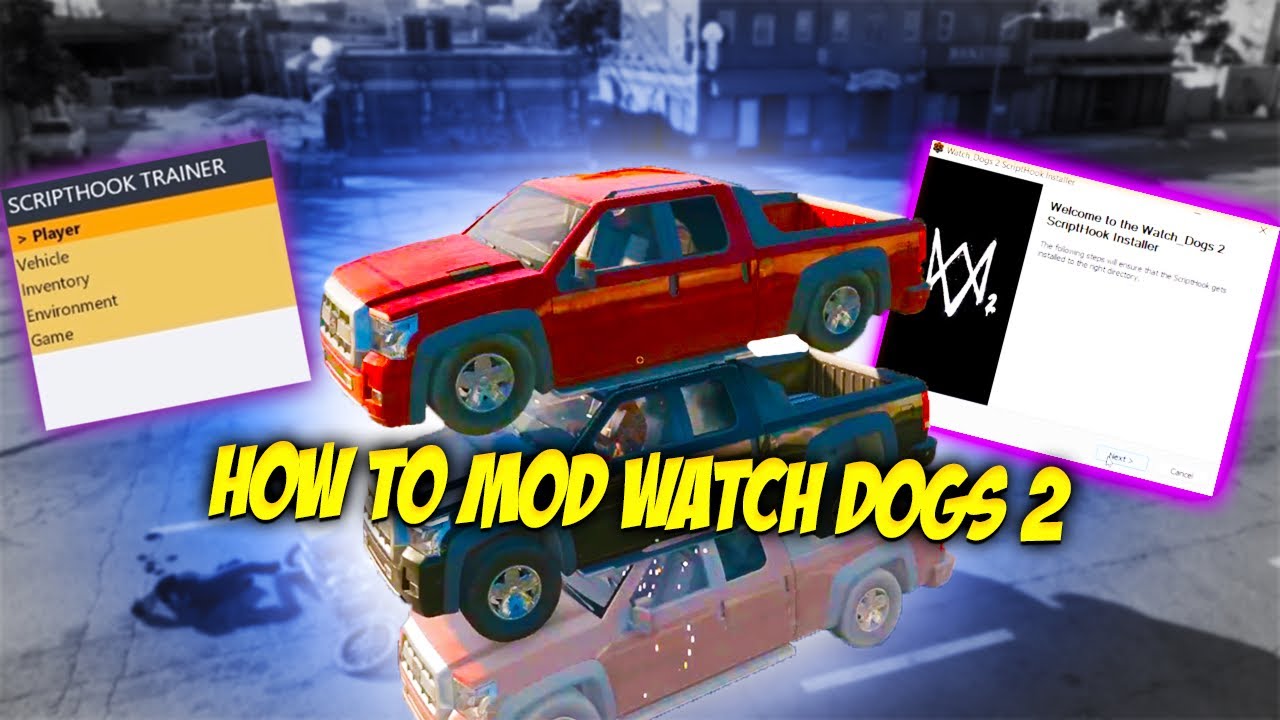How to mod watch dogs 2 - YouTube