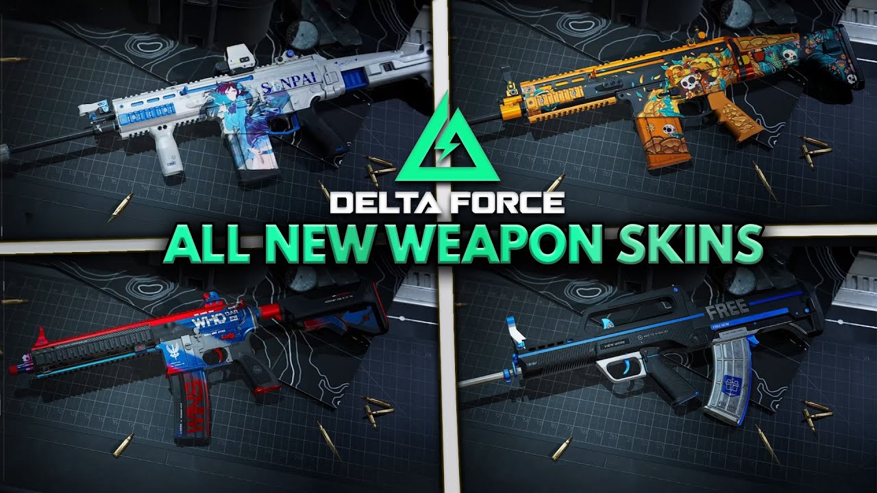 All Upcoming Weapon Skins in Delta Force - YouTube