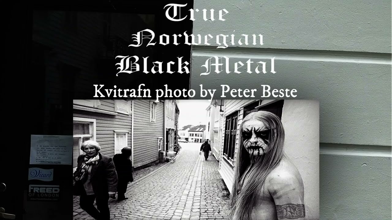 Peter Beste book "True Norwegian Black Metal" - Kvitrafn photo - YouTube