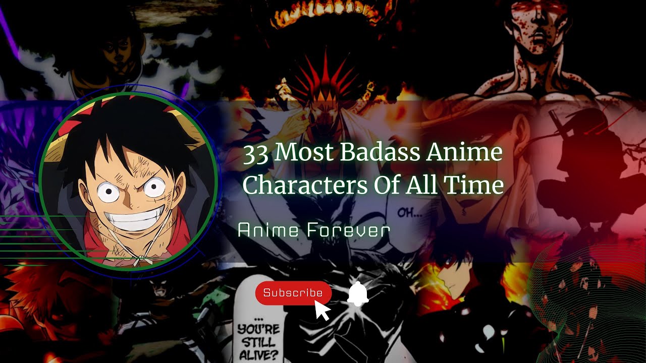 33 Most Badass Anime Characters Of All Time - YouTube