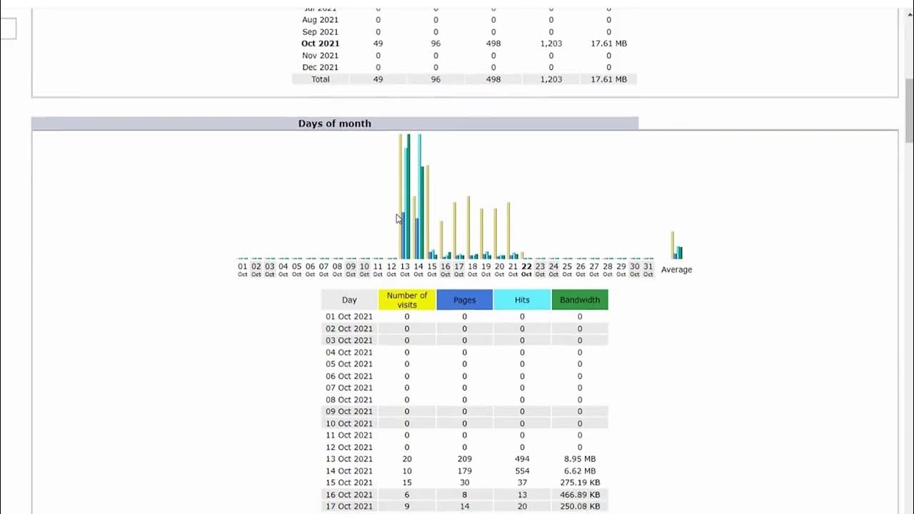 How to Check Website Traffic From cPanel – The AWStats Tool - YouTube