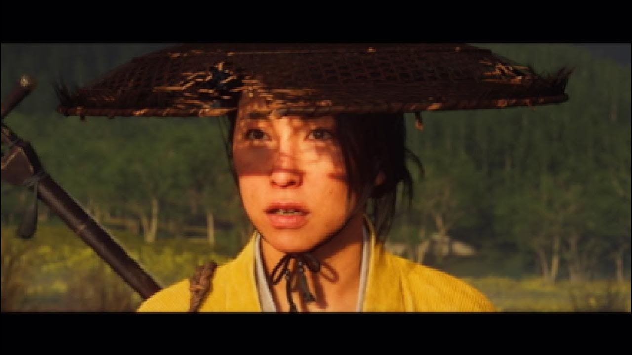 Ghost of Yotei Atsu Surprising face - YouTube