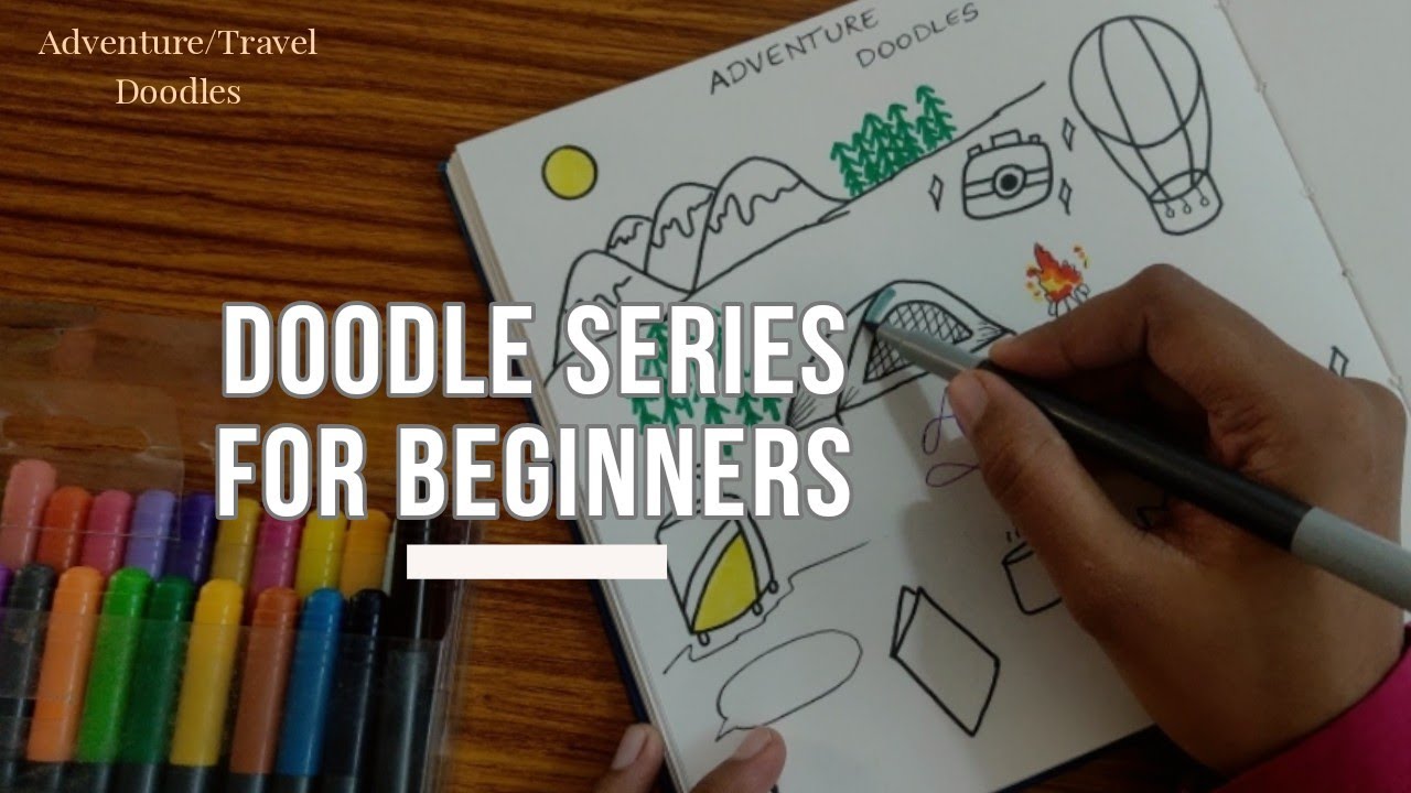 Doodle Series for Beginners || Adventure Doodles || Different travel ...
