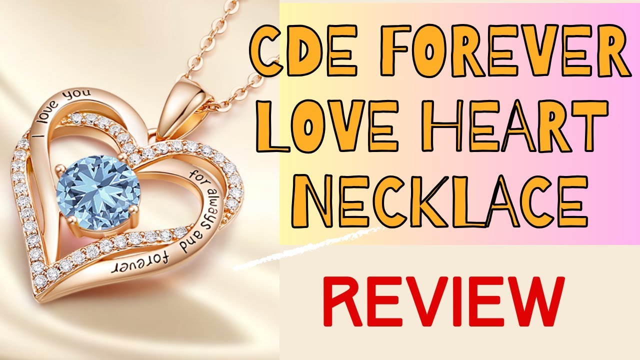 CDE Forever Love Heart Necklace Jewelry Review: Perfect Gift for Her ...