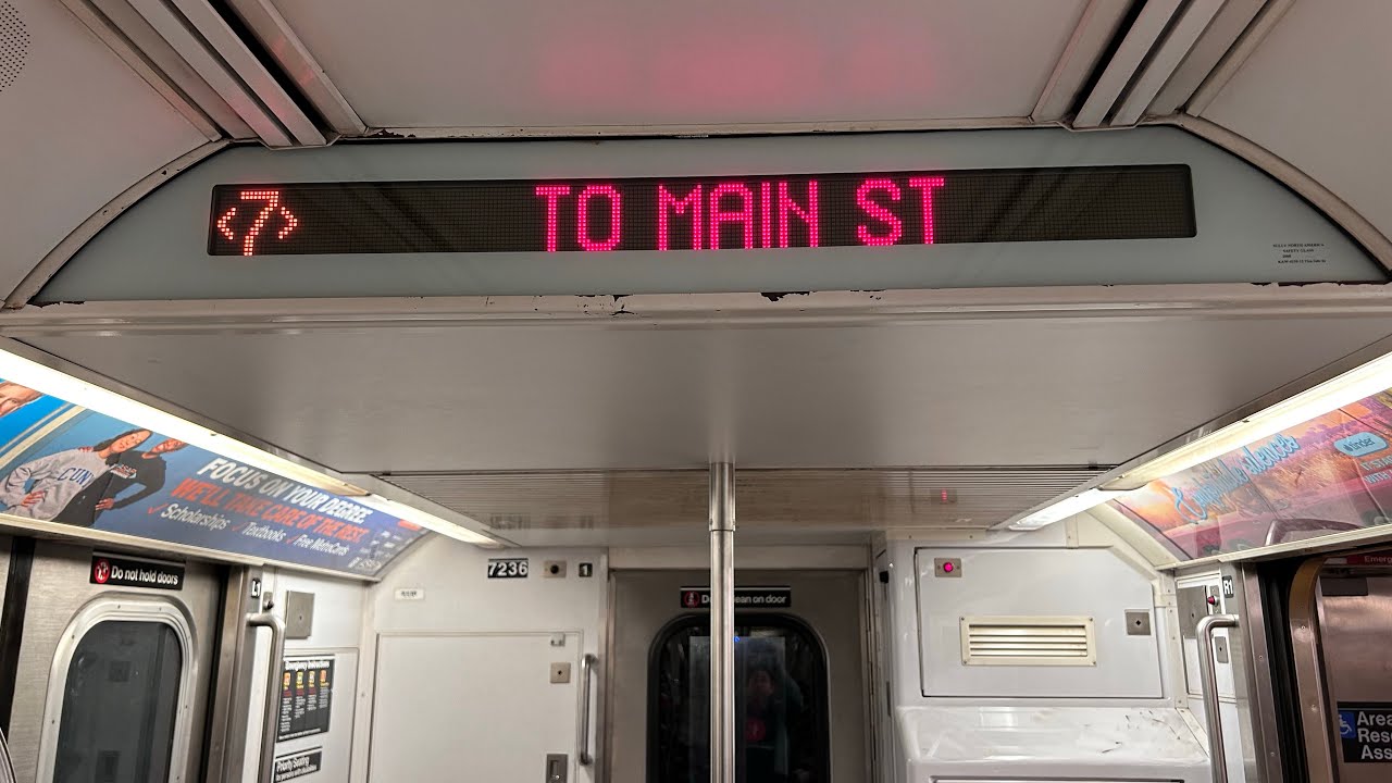 IRT Subway: R188 7 Express From 34 Street-Hudson Yards To Flushing-Main ...