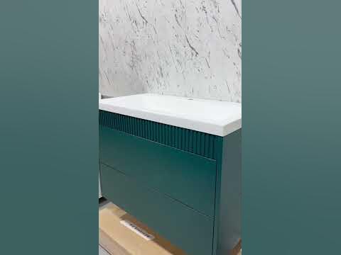 Тумба для ванной комнаты на заказ с фрезерованным фасадом под раковину ...
