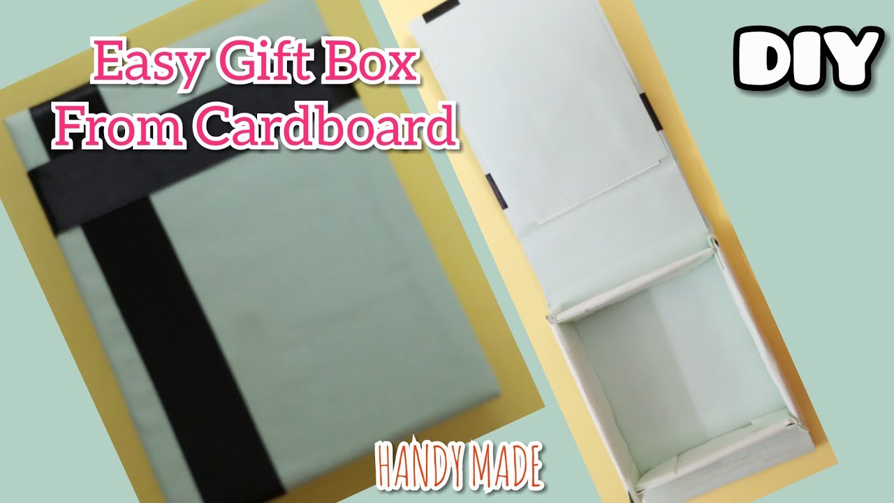 DIY- Gift Box|Gift Box from Cardboard|| Best out of waste|| Cardboard ...