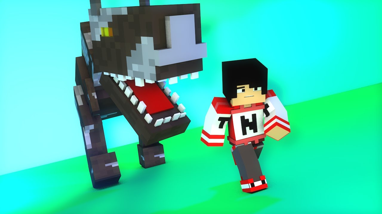 Speed art /COW T REX DIG BUILD LIVE - TNT CRAFT - YouTube