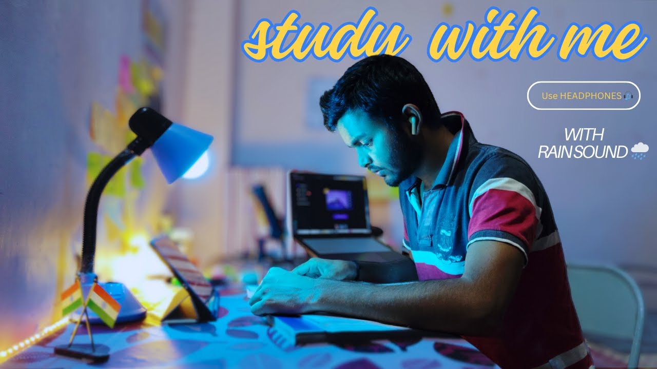 study with me live | 12 hrs live Pomodoro 60/10 | | real-time study |JEE | UPSC | NEET | CA ...