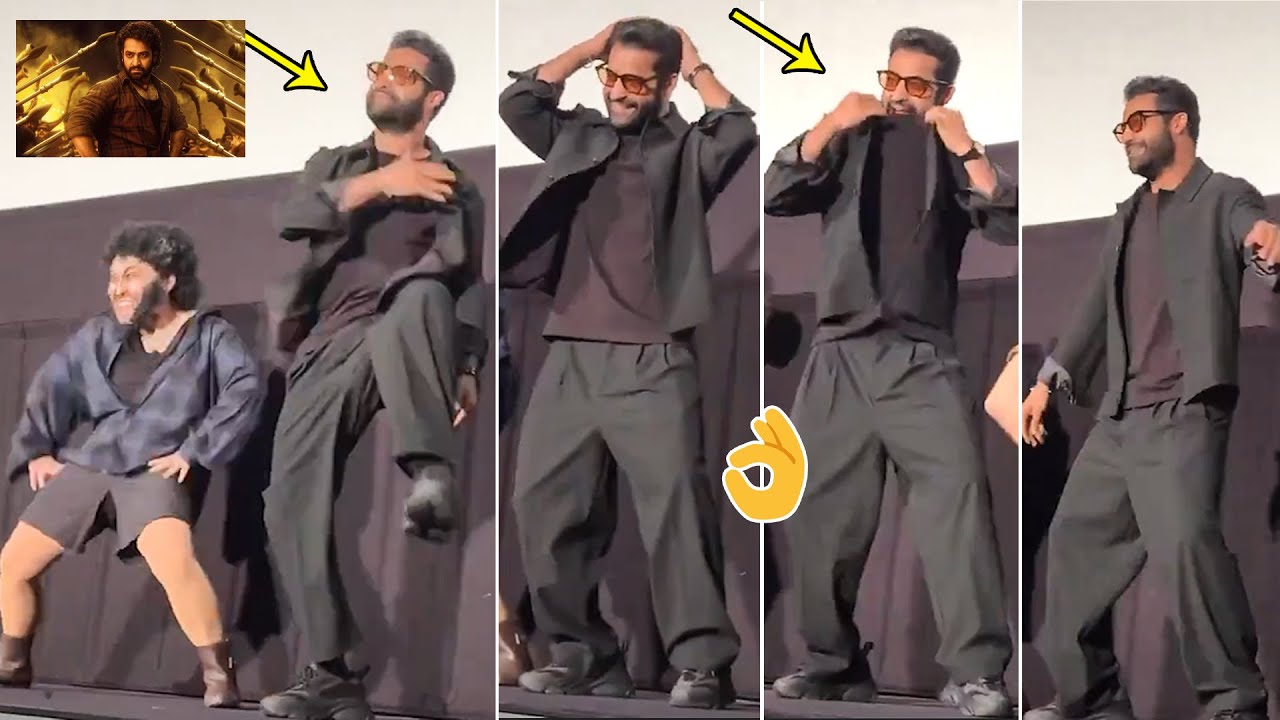 Jr NTR Ayudha Pooja Dance During Devara Promotions in Japan | Tokyo ...