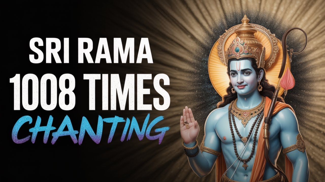 Sri Rama 1008 Times Chanting | Powerful Lord Rama Mantra for Peace and ...