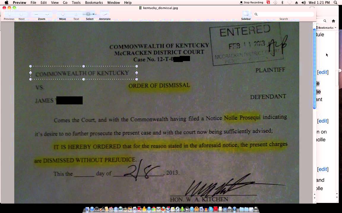 Ticket Kicked out in Kentucky - No Evidence - YouTube