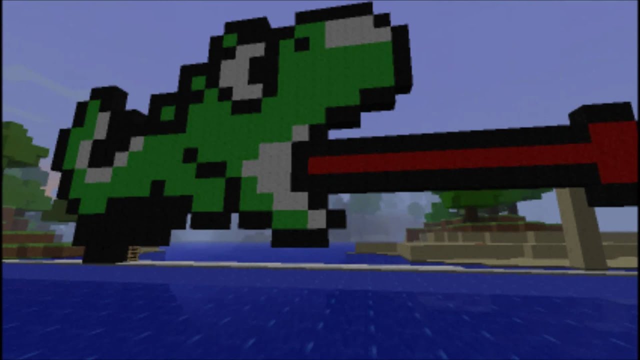 8 Bit Creations Episode 2: Yoshi in Minecraft! - YouTube