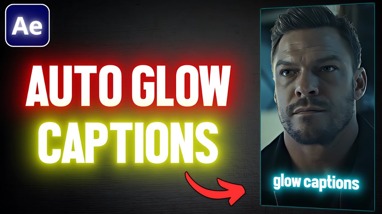 Easy Auto Captions for Edits in After Effects (Deep Glow Plugin) - YouTube