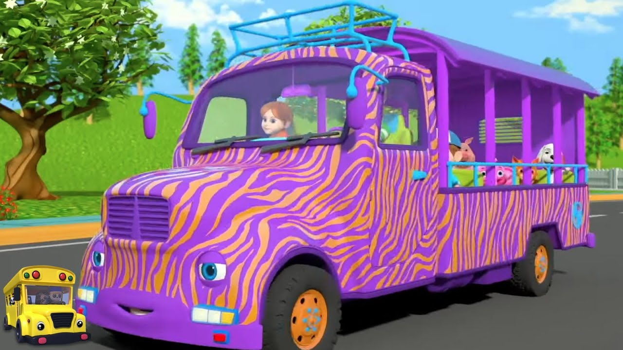 Wheels on the Bus, Zoo Song, बस का चक्का घूमे, Bus Ki Sawari + Top Bus ...