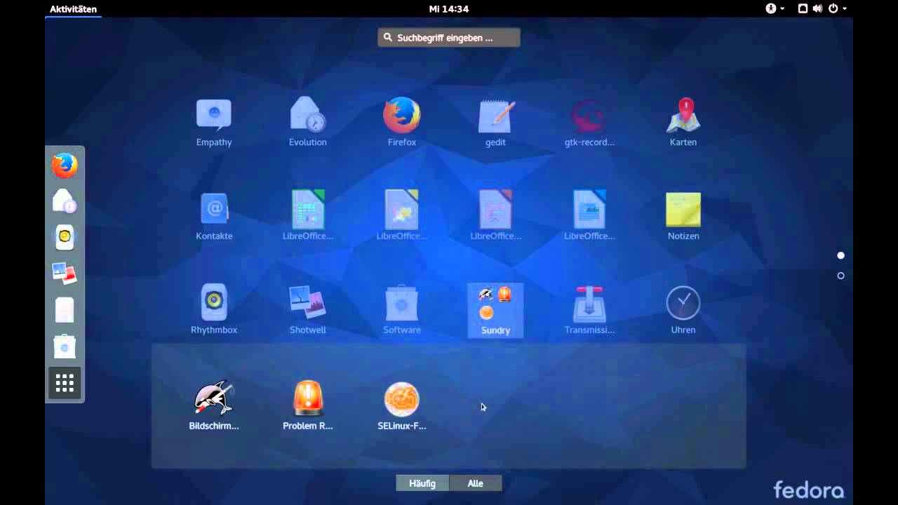 Fedora 22 Beta Workstation - Demo - YouTube