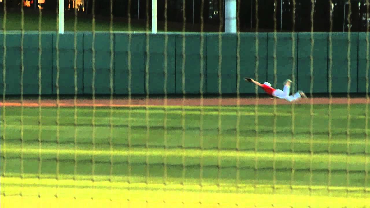 State Baseball - Brett Williams Awesome Catch - YouTube