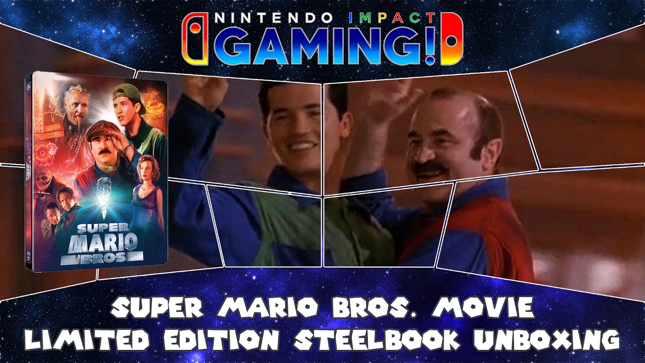 Super Mario Bros. Movie Limited Edition Steelbook Unboxing - YouTube