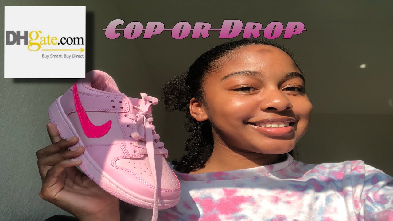 NIKE DUNK LOW TRIPLE PINK REVIEW||DHGATE||Serenity jo-hanna - YouTube