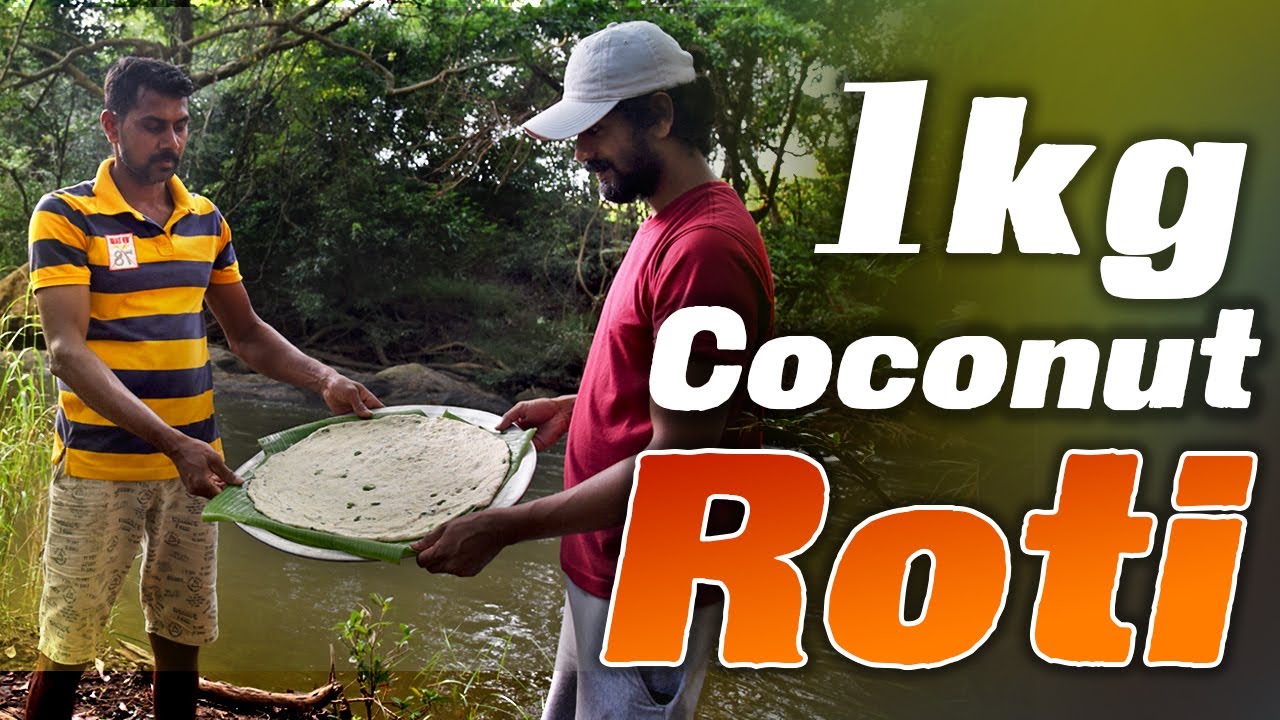 1Kg Coconut Roti | The Biggest Roti | How to make big Coconut Roti With ...