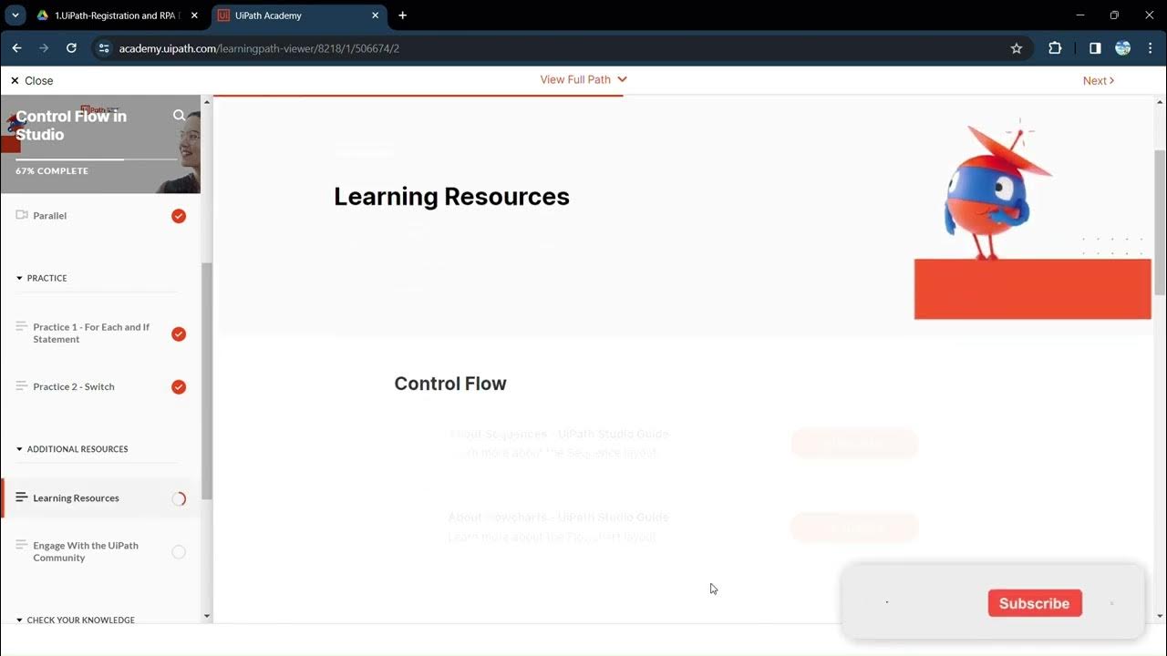 UI Path RPA Developer -- Control Flow in studio - YouTube