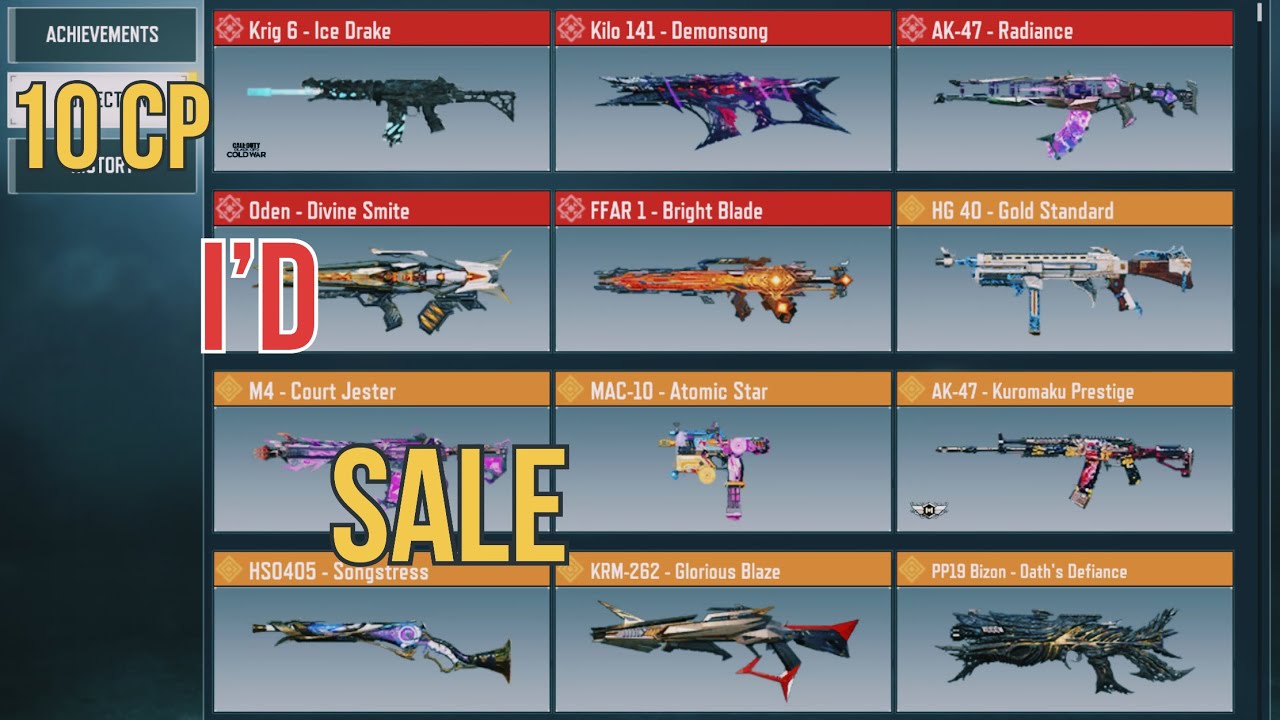 Sale 10Cp Account I,D Cheap price Cod Mobile | Call Of Duty Mobile ...