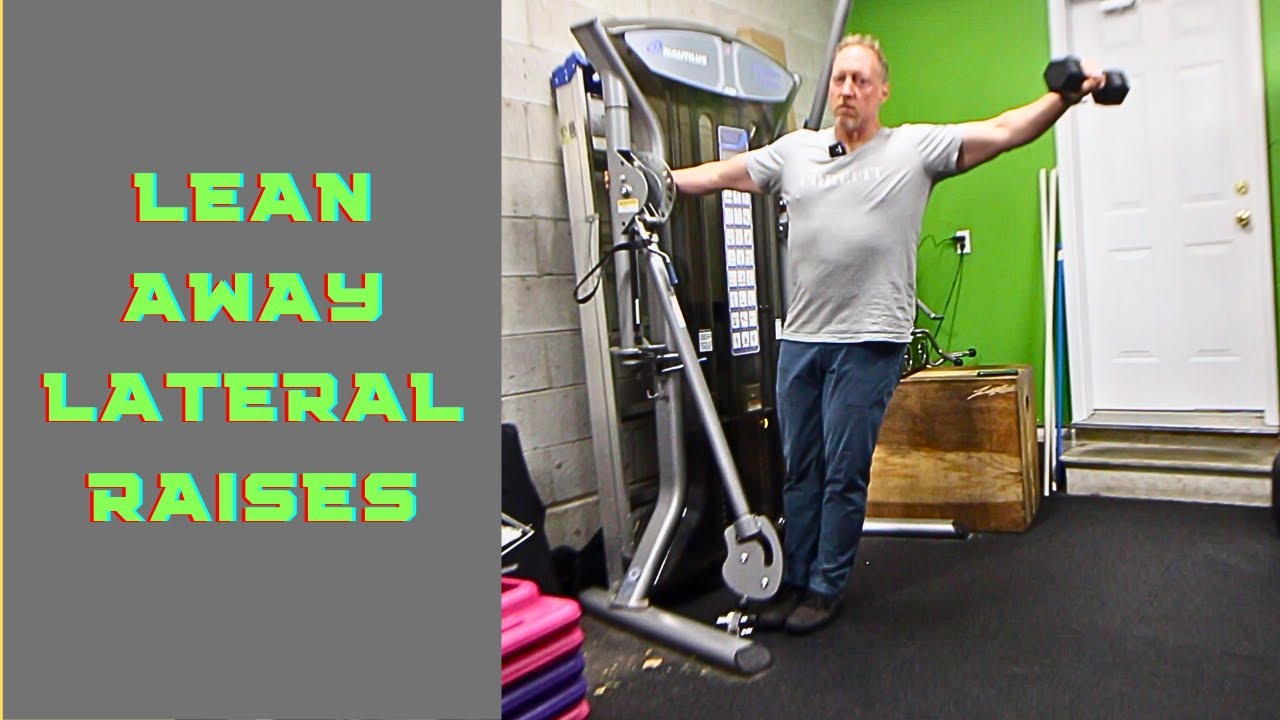 Dumbbell Lean Away Lateral Raises - YouTube