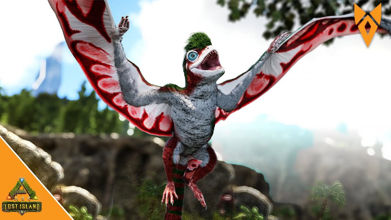 Taming My First Sinomacrops!! - ARK: Lost Island Hardcore (Ep2) - YouTube
