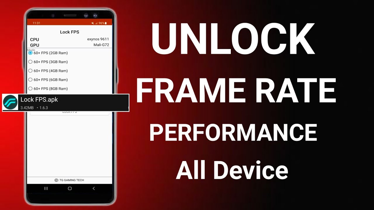 Unlock Frame Rate Performance | Max FPS Fix Lag - No Root - YouTube