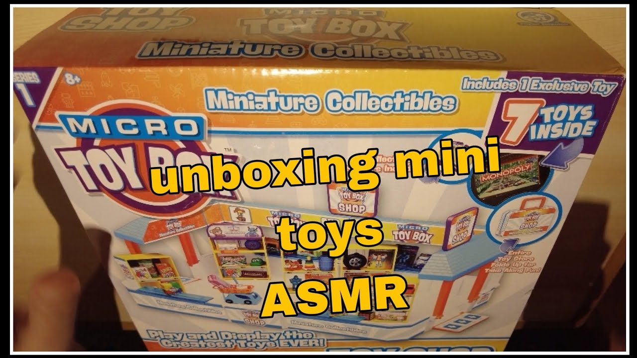 Unboxing Micro Toys box - miniature collectible - toy store - ASMR ...
