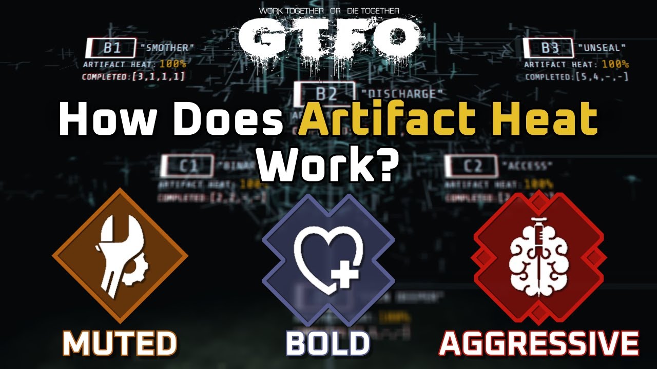 GTFO Guide To Boosters, Artifacts & Heat - YouTube