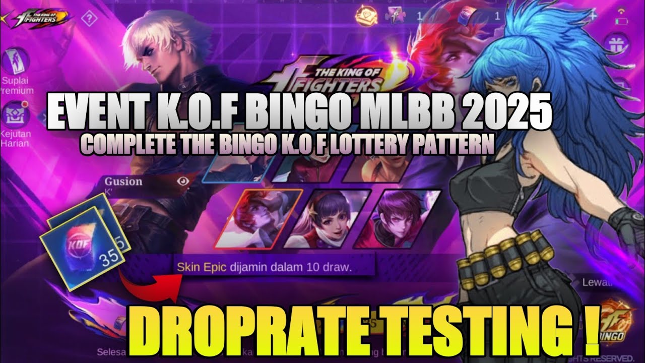 TESTING KOF!! CARA DAPAT SKIN KOF MURAH 2025 | 35TIKET GRATIS EVENT KOF ...