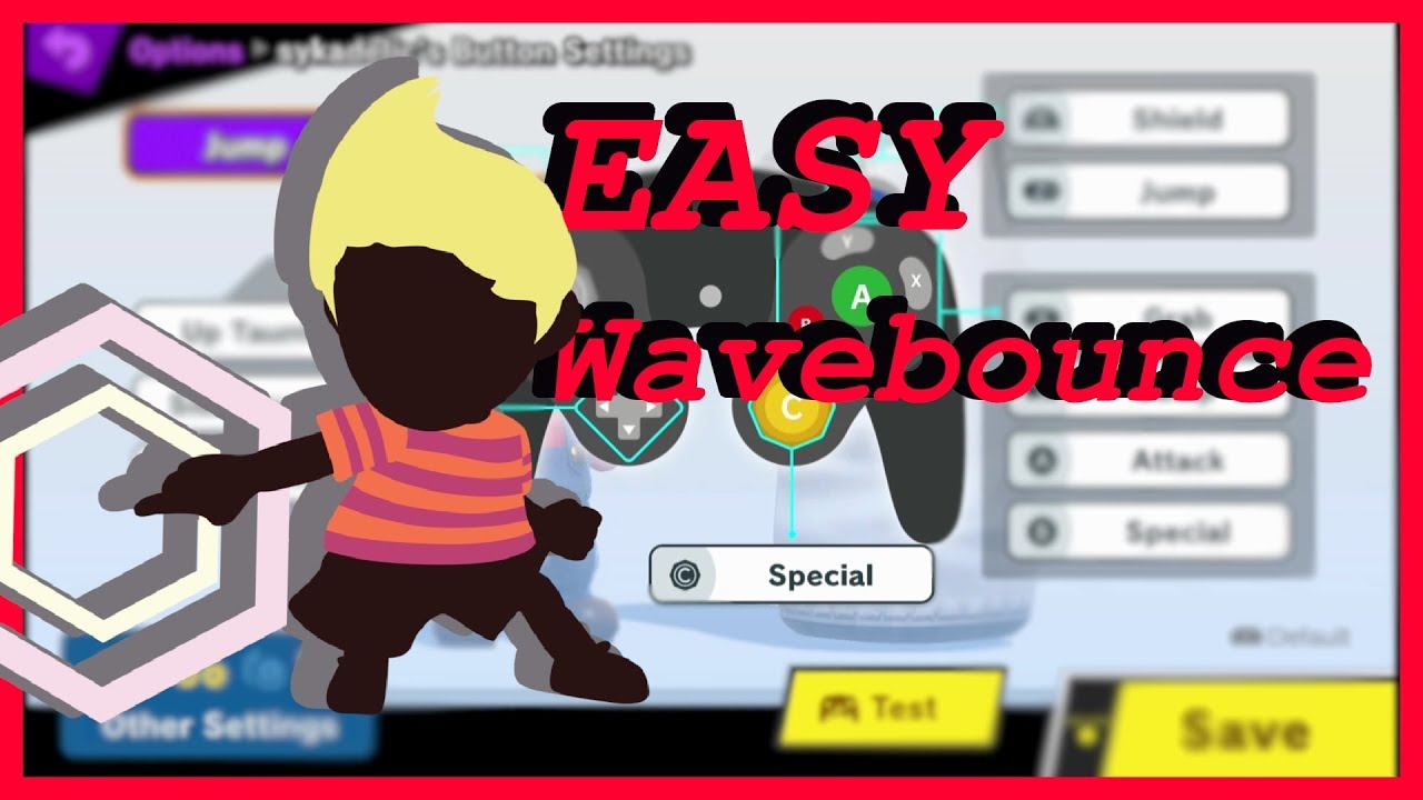 Easy Wave bounce Guide - Using B Reverses With Lucas in Super Smash ...