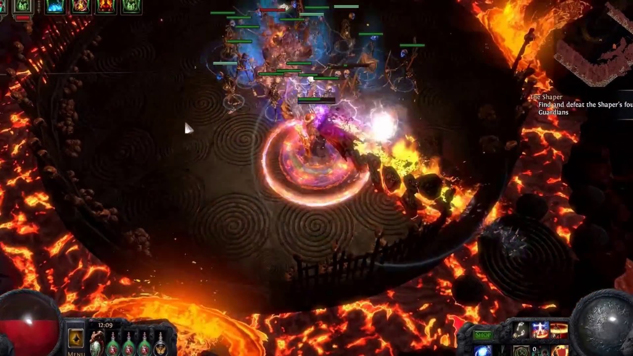 Path Of Exile - Abyss map boss ( T15 ) - YouTube