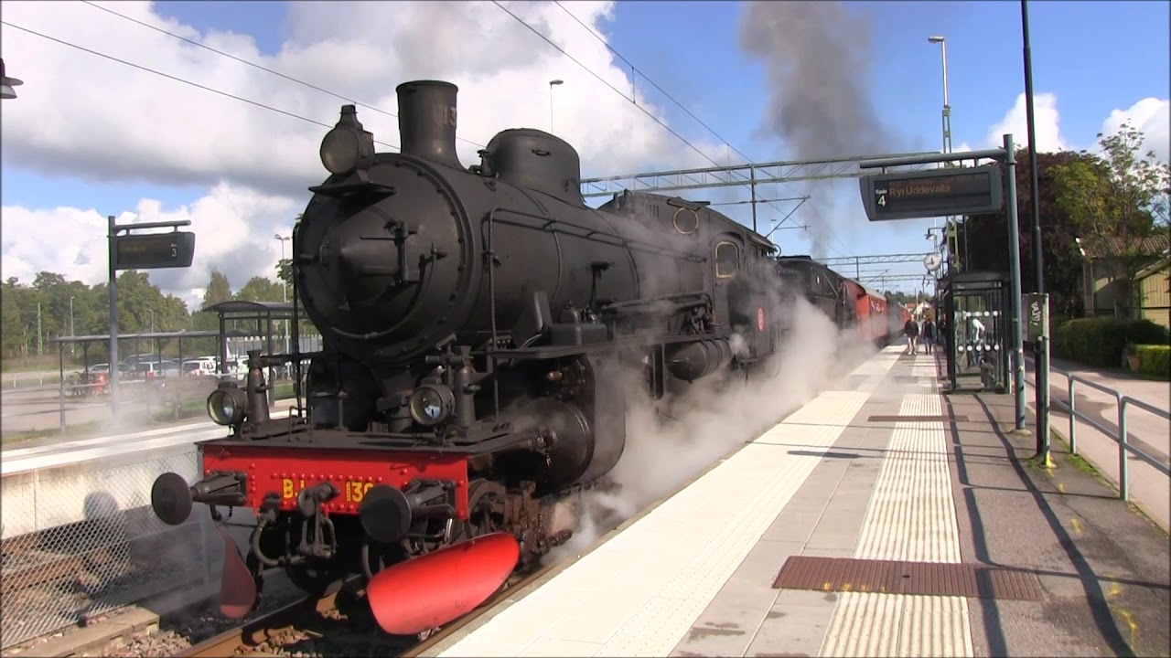Steamtrain - UVHJ 150 år 2017 - YouTube
