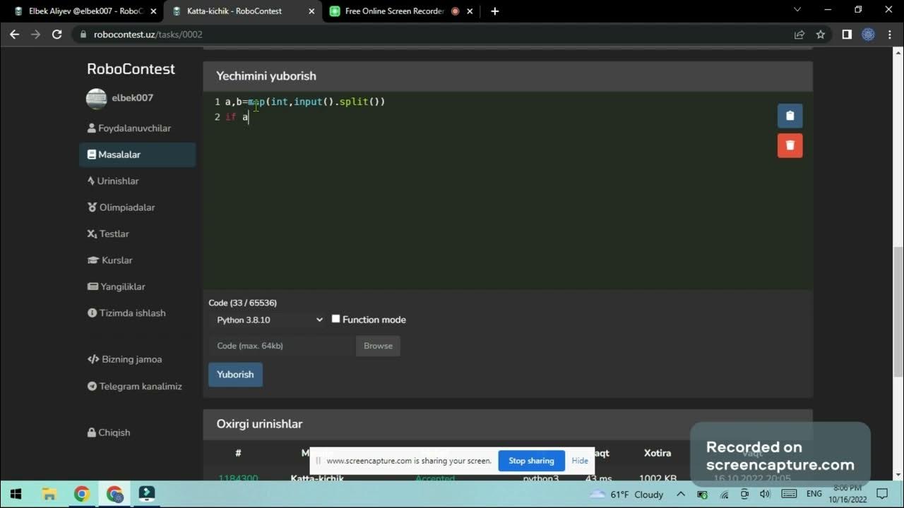 Robocontest 2 masala - YouTube