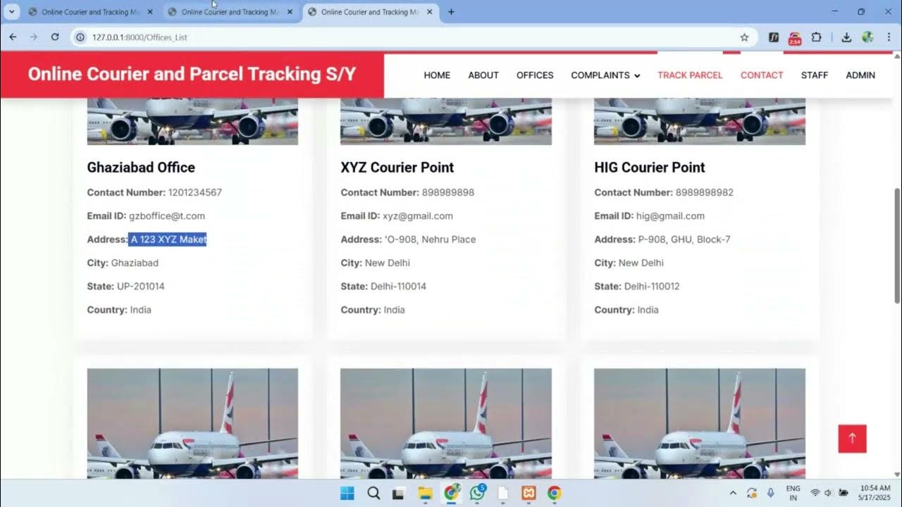 Online Courier and Parcel Tracking System using Python Django | PythonCodeverse - YouTube