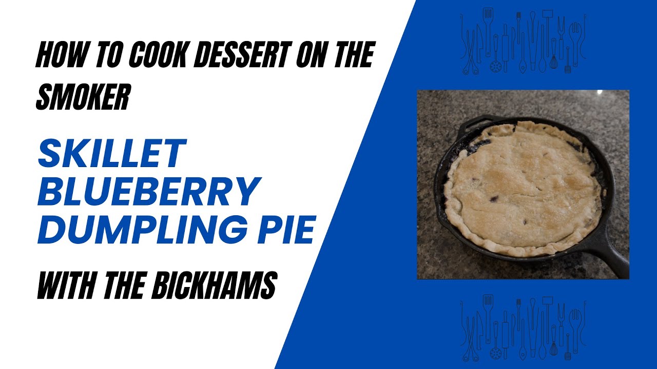 Skillet Blueberry Dumpling Pie | How to make Homemade Blueberry Dessert ...