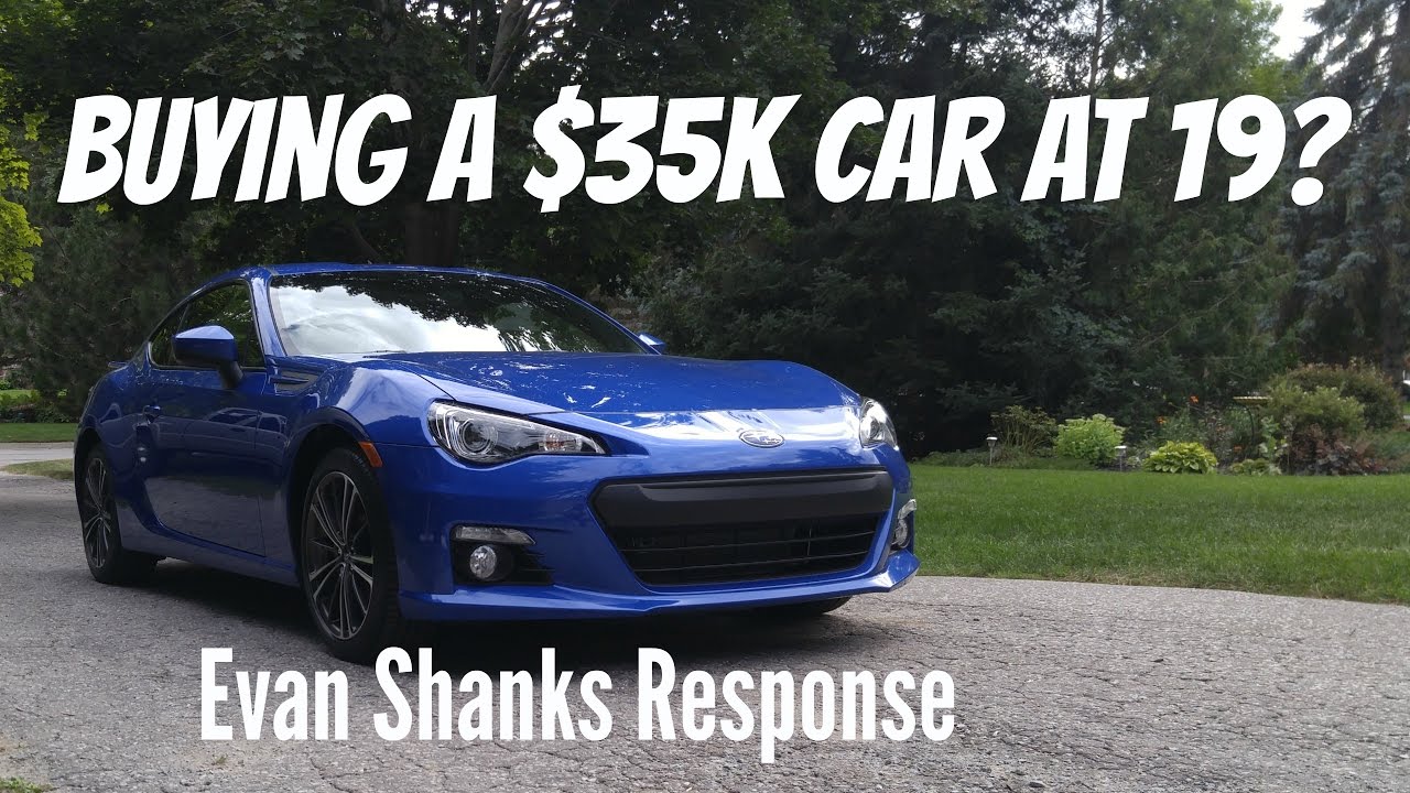 Brand New BRZ at 19? - Evan Shanks Response - YouTube