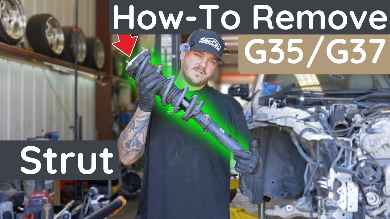 How to Remove G35/G37 Front Struts | Expert DIY Guide - YouTube