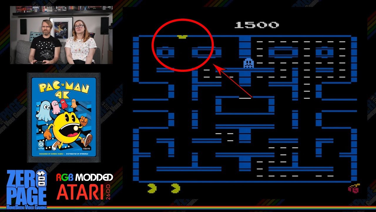 Pac-Man 4K Atari 2600 Bug - Goes Through the Walls! - YouTube