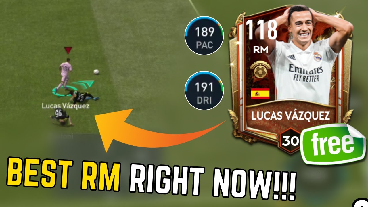 THIS FREE RM IS AMAZING!!! | MAX RATED LUCAS VAZQUEZ PLAYER REVIEW ...