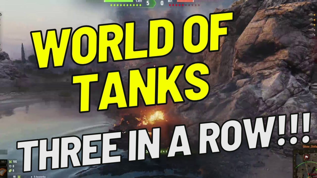 World of Tanks a Tremendous Game Three in a Row - YouTube