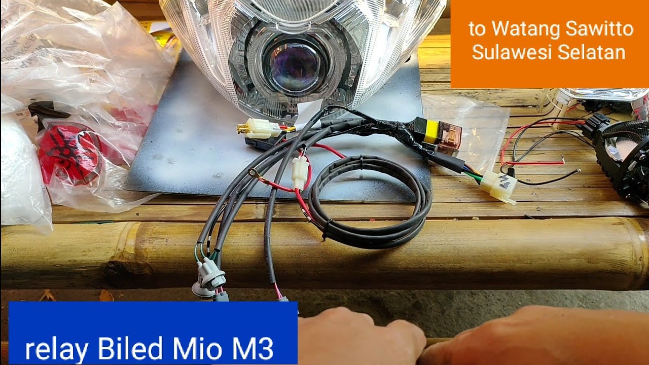 relay Biled Mio M3 sinar otomotif - YouTube