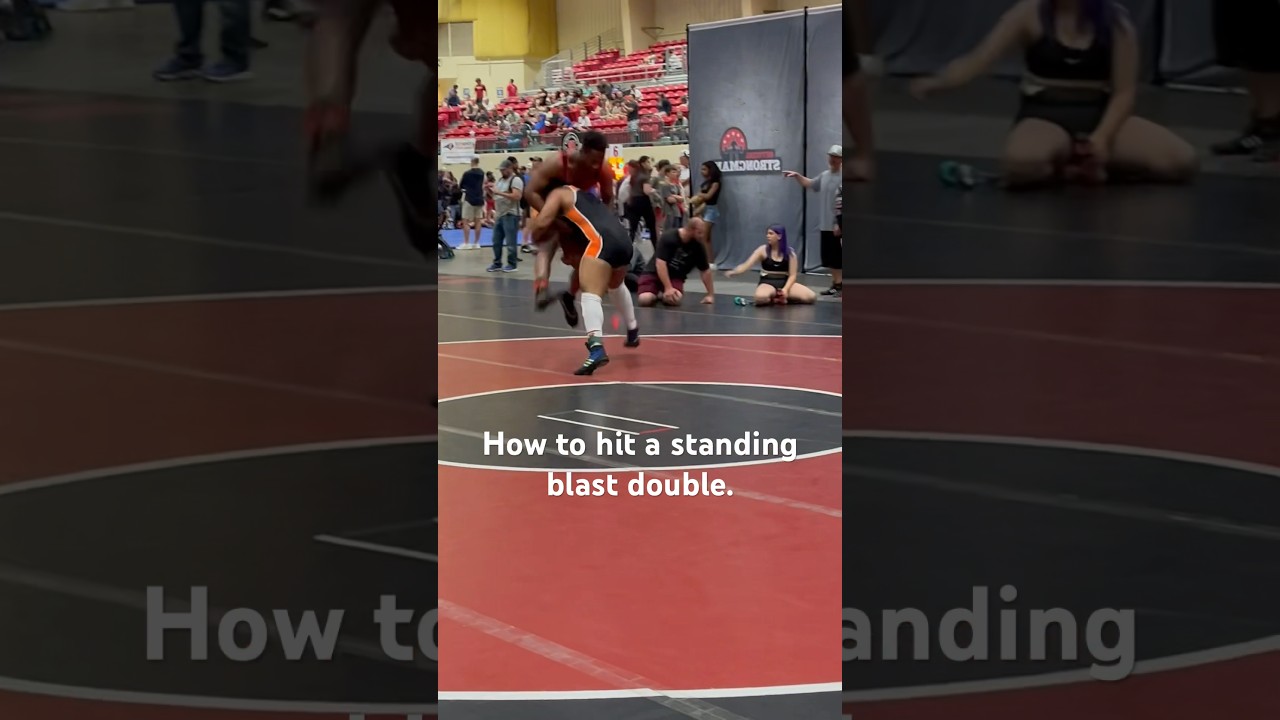 Wrestling standing blast double how to - YouTube