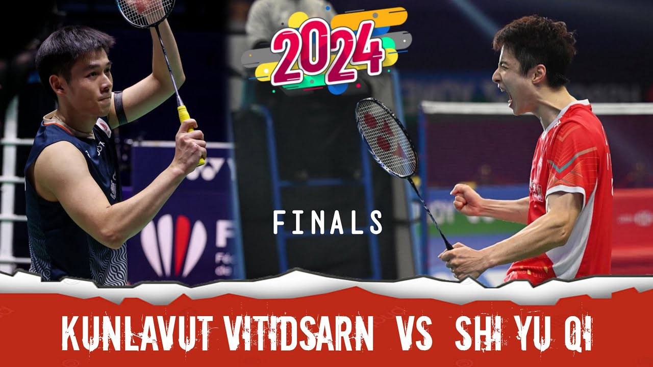Badminton highlights 2024 I Kunlavut Vitidsarn vs Shi Yu Qi II Men's ...