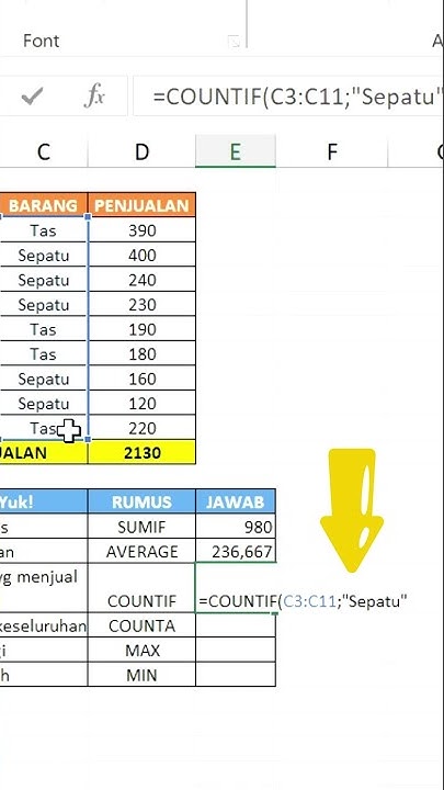 JAGO EXCEL DALAM 1 MENIT - YouTube
